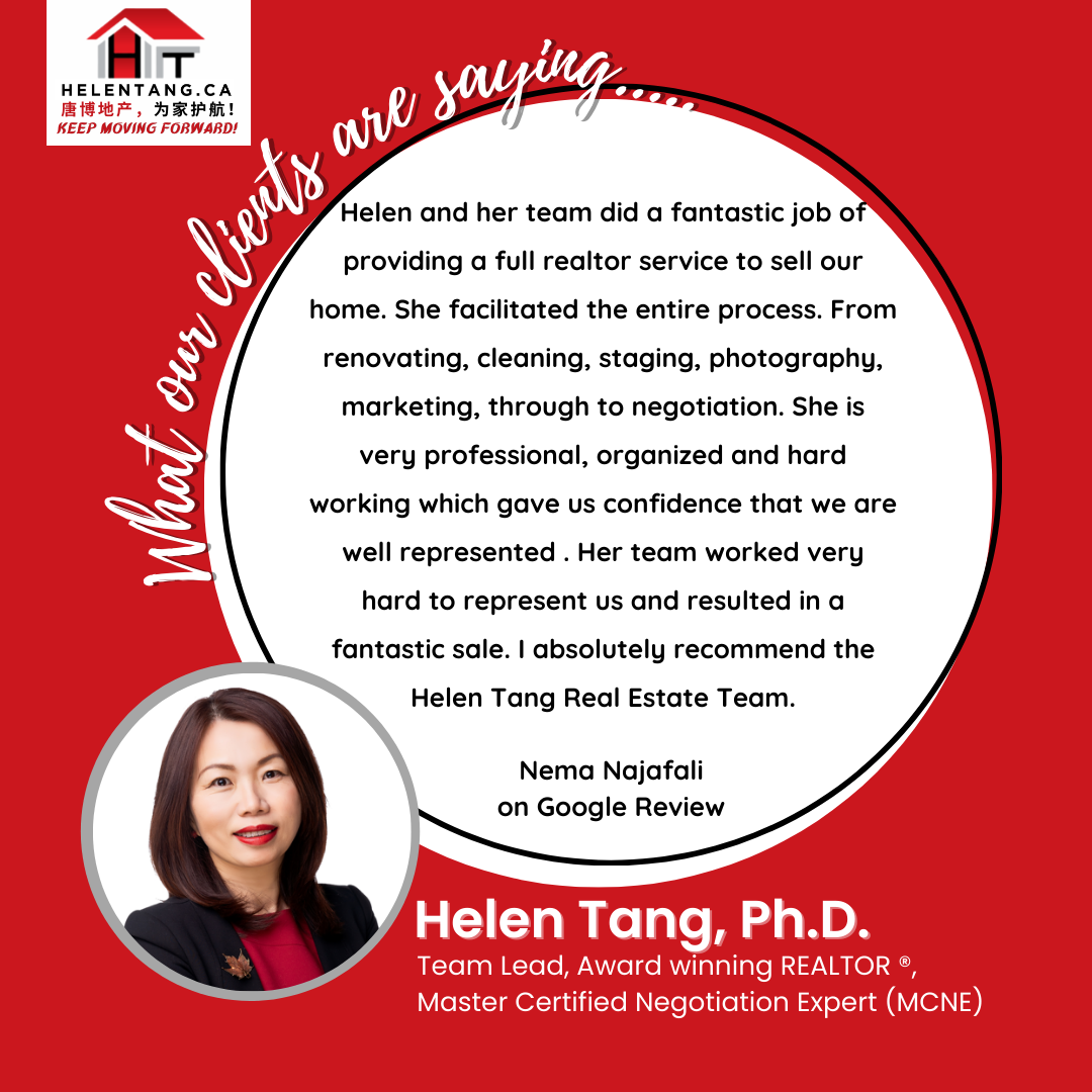 Client Reviews | Helen Tang Real Estate Team